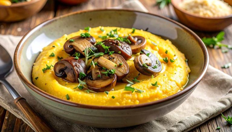 Creamy Polenta with Sautéed Mushrooms - Let’s Veg - Simple Vegetable ...